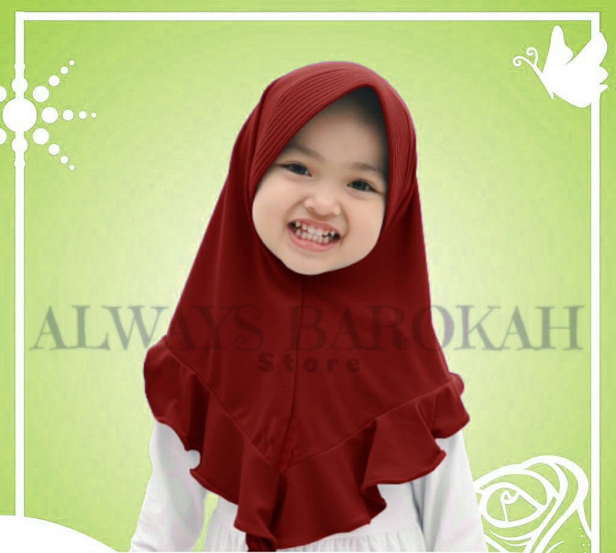 Hijab child instant ferisha 0-3 year olds always barokah store | Lazada PH