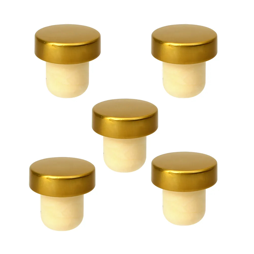 5 Pcs Tutup Botol Kayu Tutup Botol Gabus Tutup Kayu Tutup Botol Cork ...