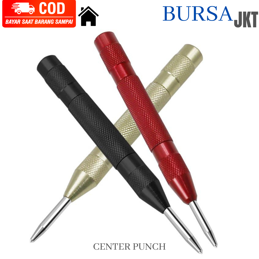 CENTER PUNCH AUTOMATIC PENANDA TITIK BOR 130 MM DRIP AUTO MARKING ...