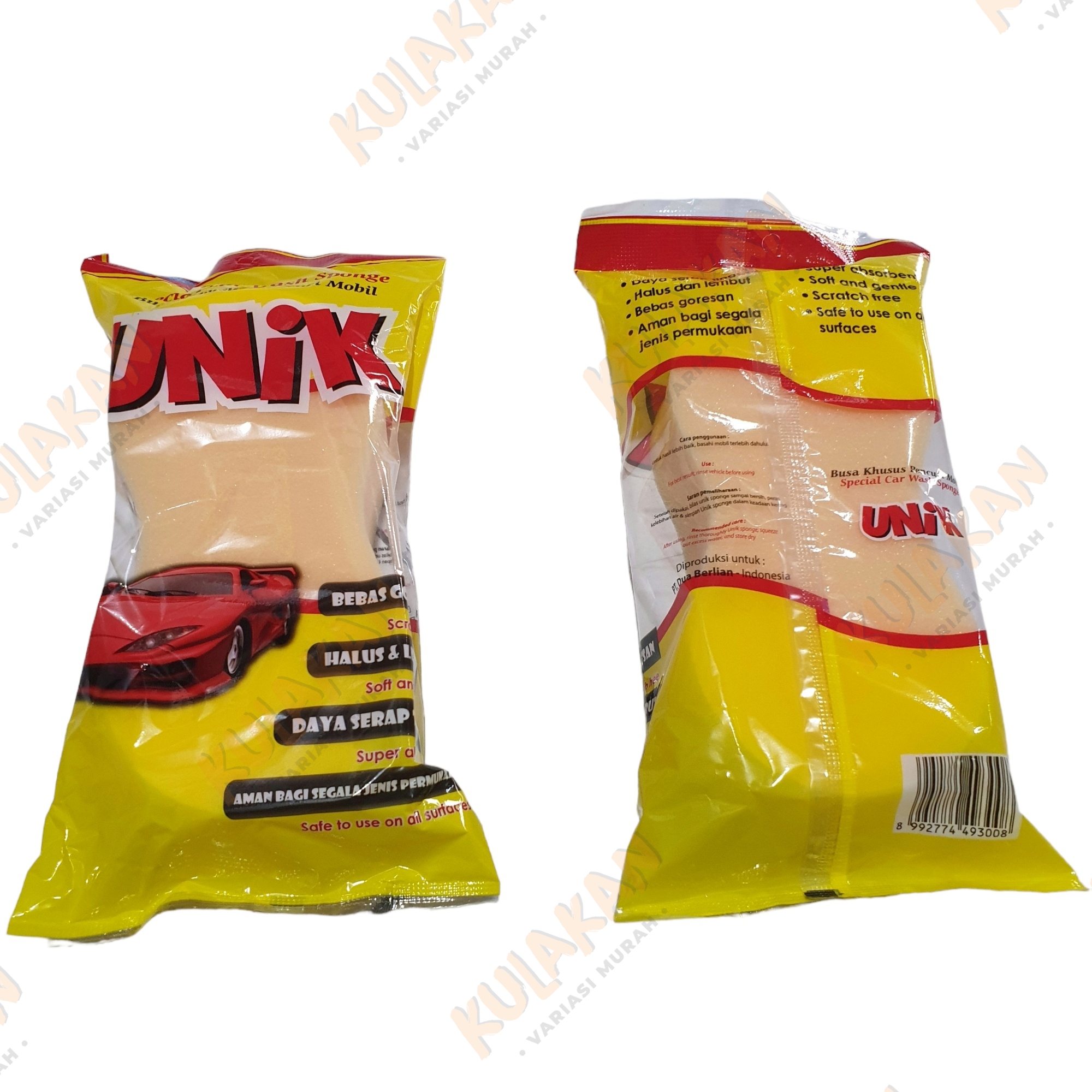 Sponge Busa Spon Spons Merk Unik Model Angka 8 Cuci Motor Mobil ...