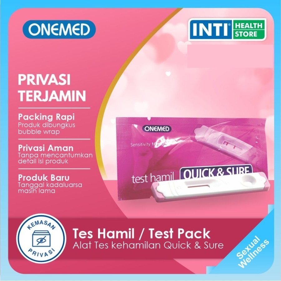 OneMed | Quick & Sure Alat Tes kehamilan | Onemed Quick & Sure | Tes ...
