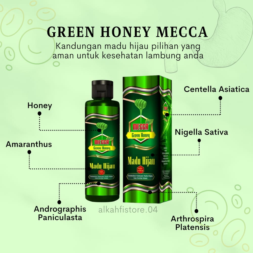 MADU HIJAU GREEN HONEY MECCA / madu hijau mecca green honey 100% produk ...