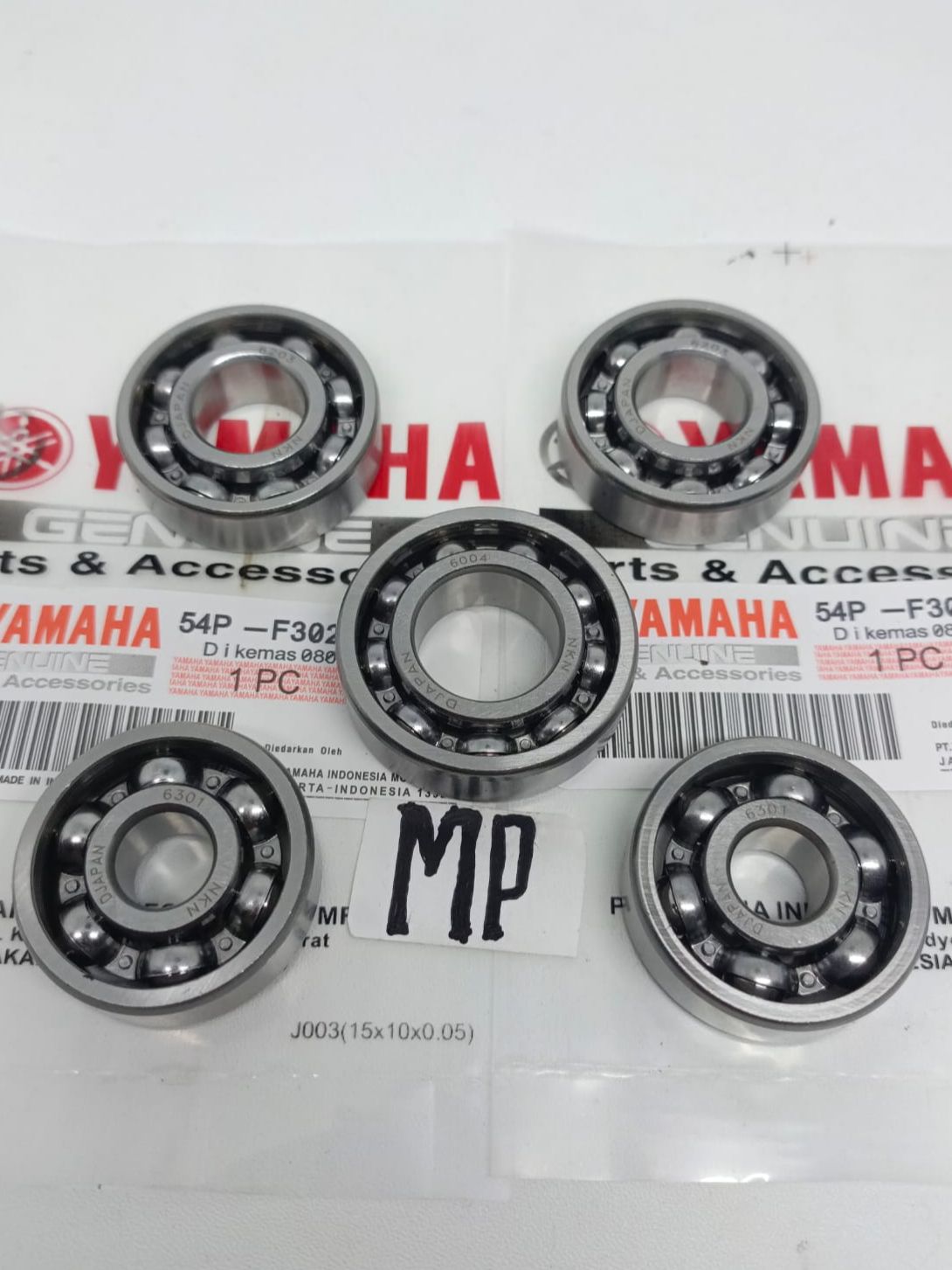 BEARING RASIO GARDAN YAMAHA MIO J MIO GT 115 SOUL GT 115 FINO FI X-RIDE ...