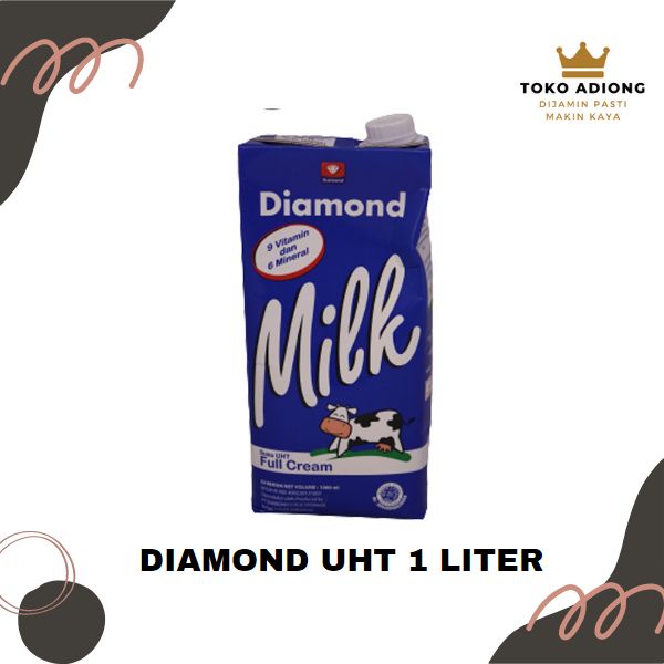 DIAMOND UHT 1 LITER - susu uht | Lazada Indonesia