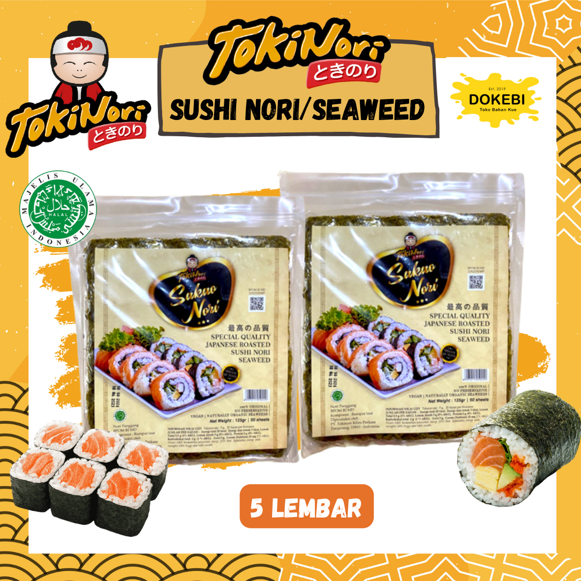 Java Superfood SUSHI NORI [ 10 lembar ] Halal MUI | Lazada Indonesia