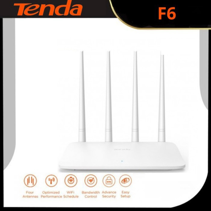 Routher Tenda F6 Wireless Router 4 Antena | Lazada Indonesia