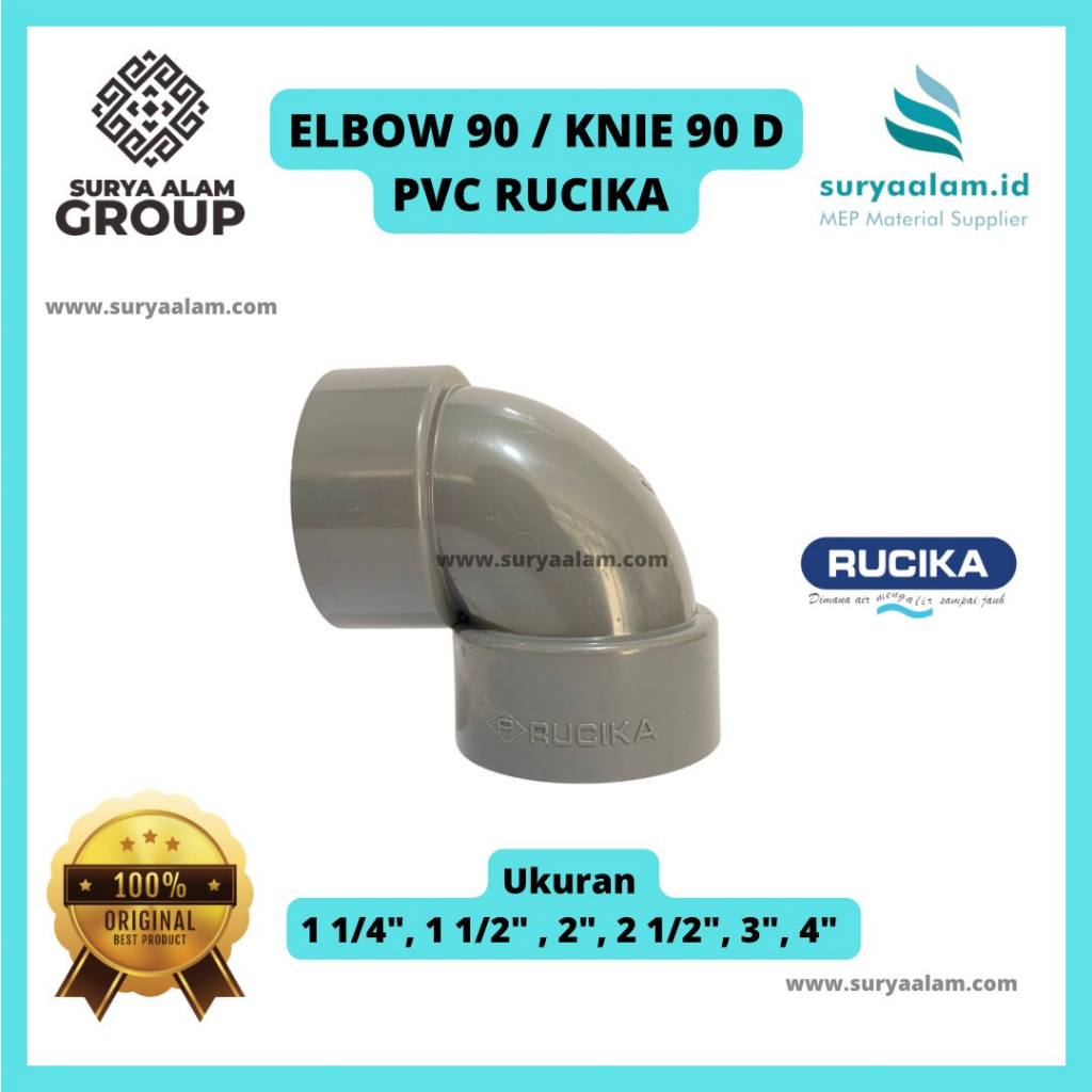 ELBOW 90 2 1/2" D RUCIKA | KNIE 90 3" D RUCIKA | L 90 4" D RUCIKA ...