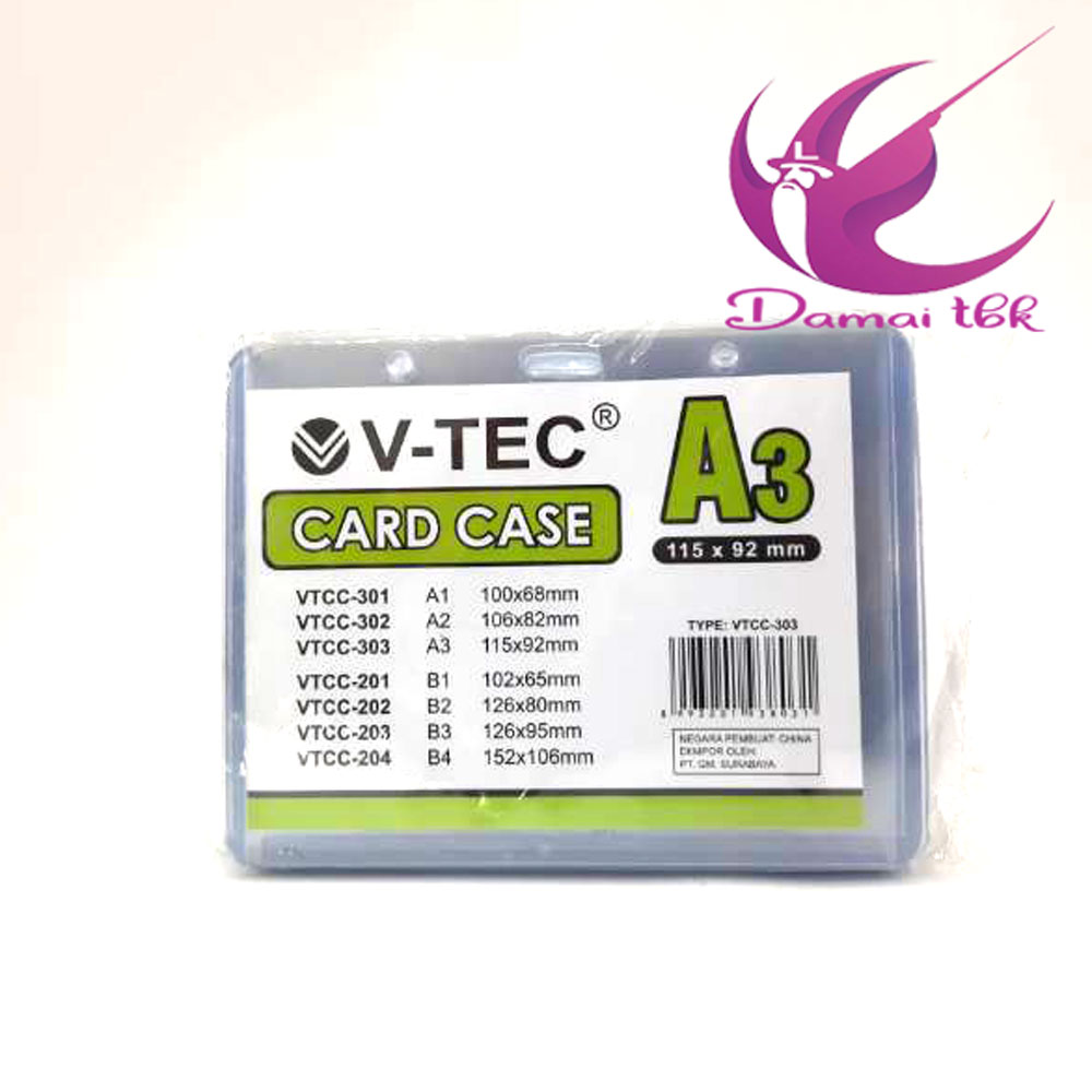 Plastik ID Card A3 / Card Case A3 / Plastik Panitia 1Pak Isi 20 pcs ...