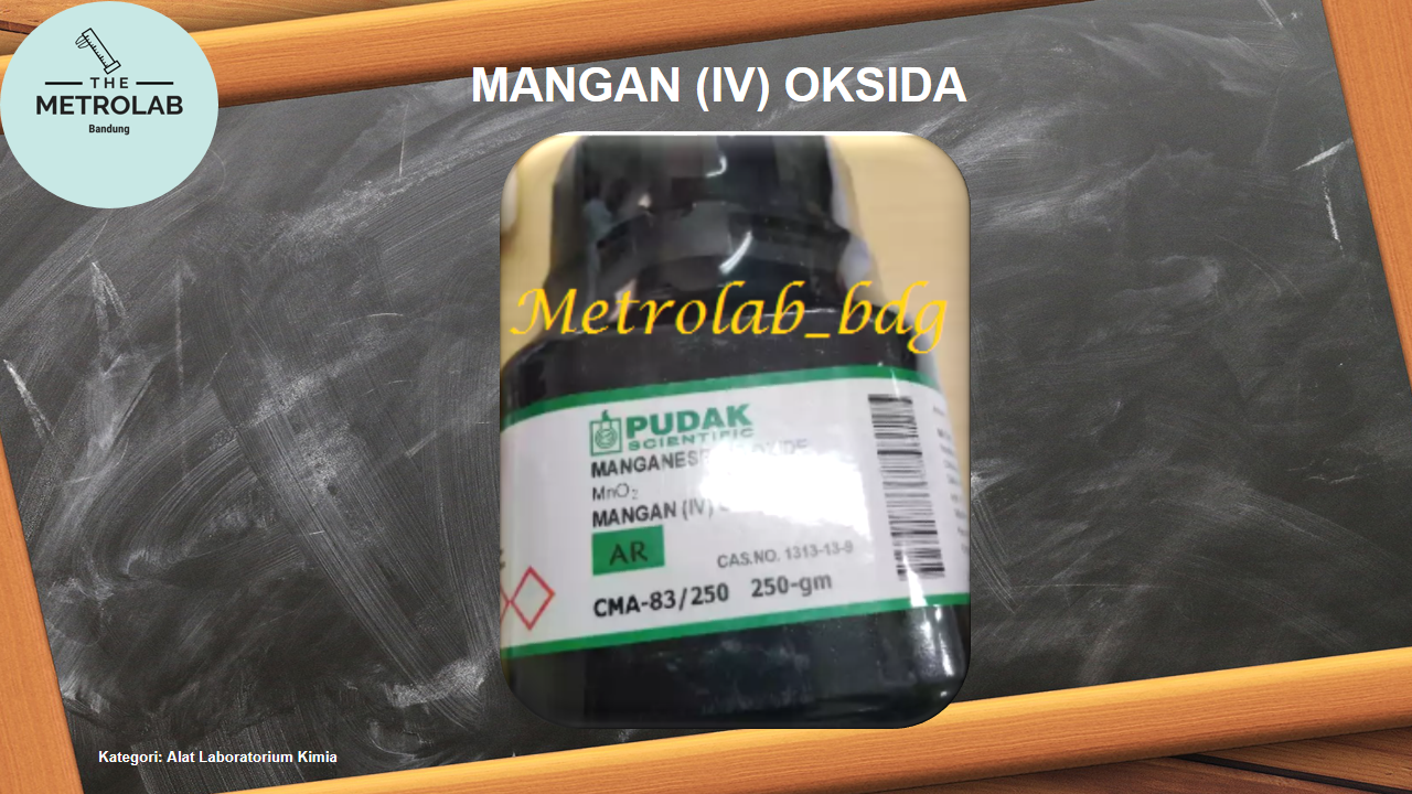 Mangan (IV) Oksida | Manganese (IV) Oxide | MnO2 | 250 gr | Lazada ...