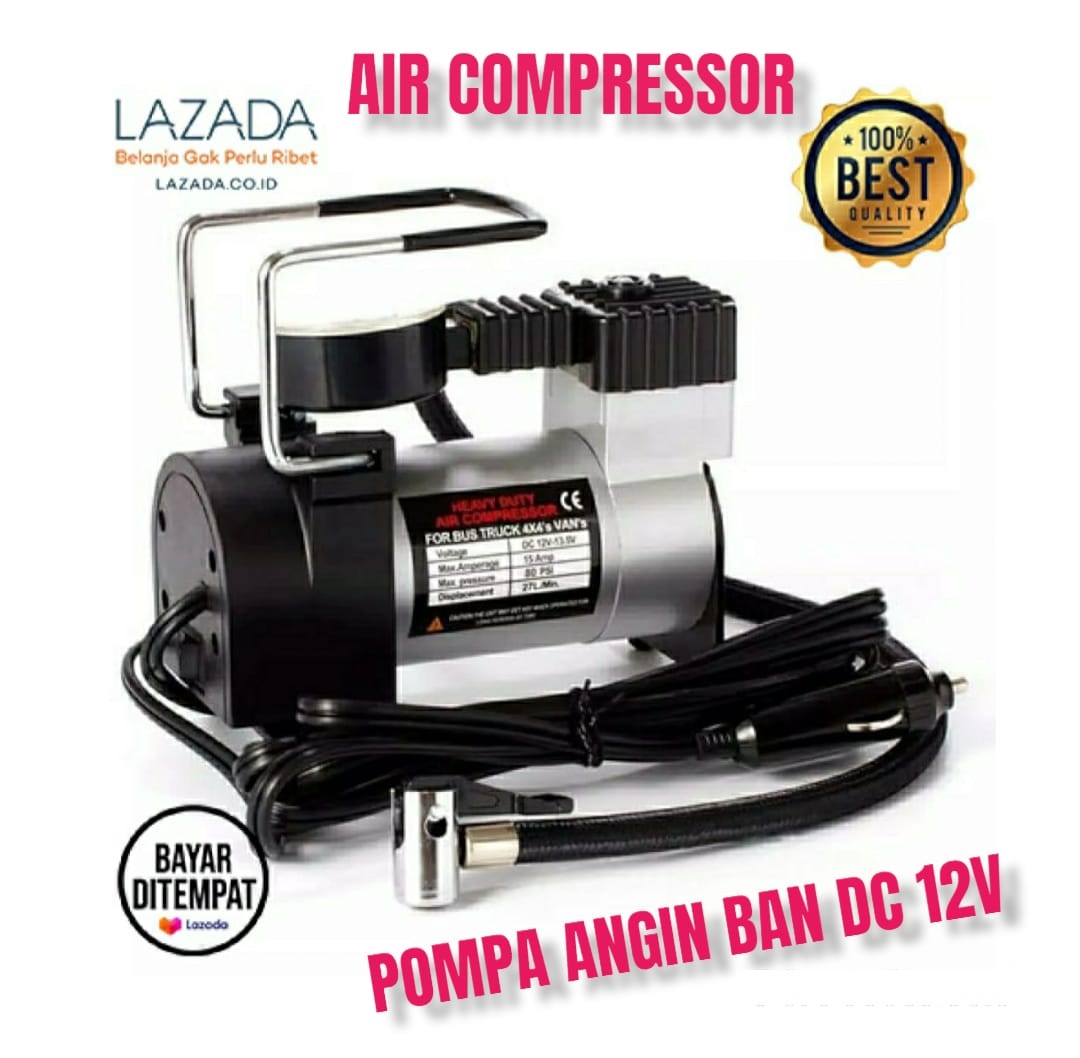 Hot Promo Terlaris TANPA SETTING & LANGSUNG PAKAI Kompresor Angin ...