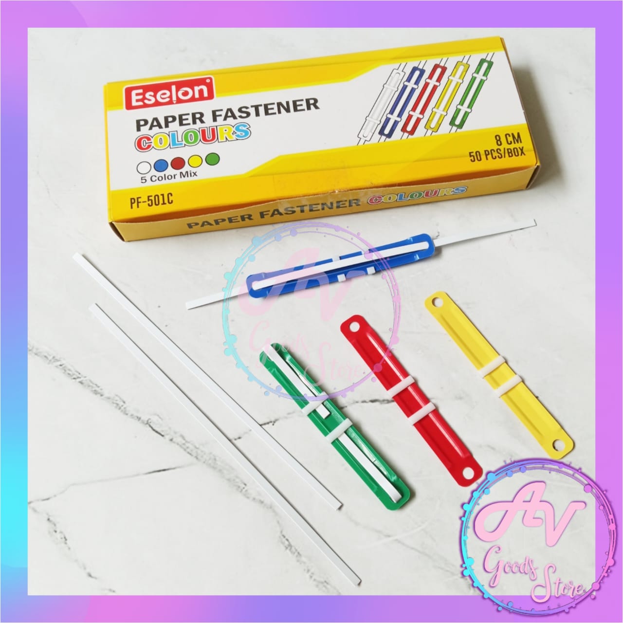 Paper Fastener Eselon / ACCO Plastik Paper Fasterner / Pengikat Kertas ...