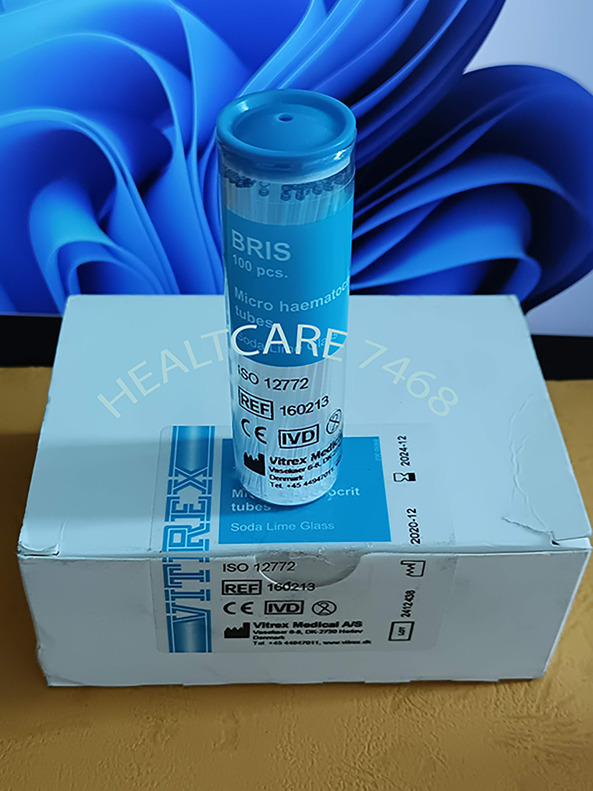 VITREX Micro Haematocrit / Tabung Hematokrit Mikro Kapiler Plain Non ...