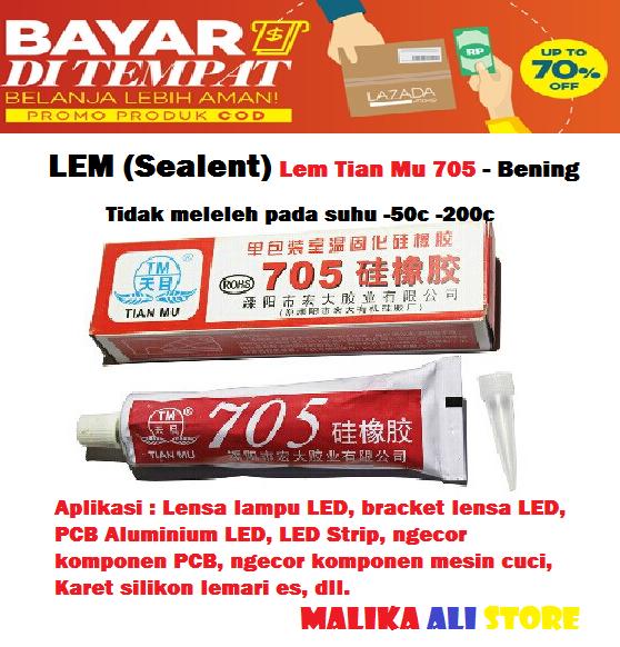 Lem Tian Mu 705 - Bening/Transparan | Lazada Indonesia