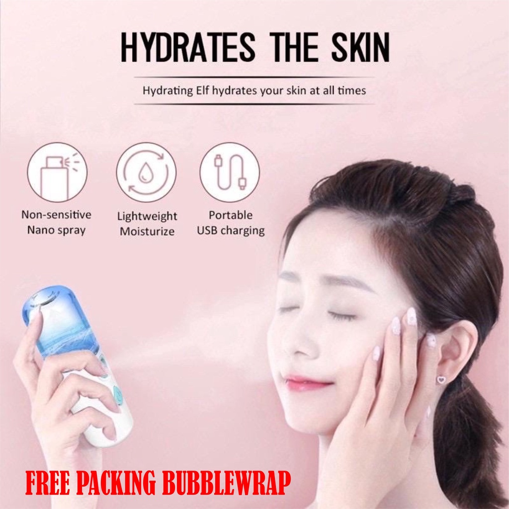 Nano Spray wajah untuk anak Humidifier Pelembab Moisturizing Water Uap ...