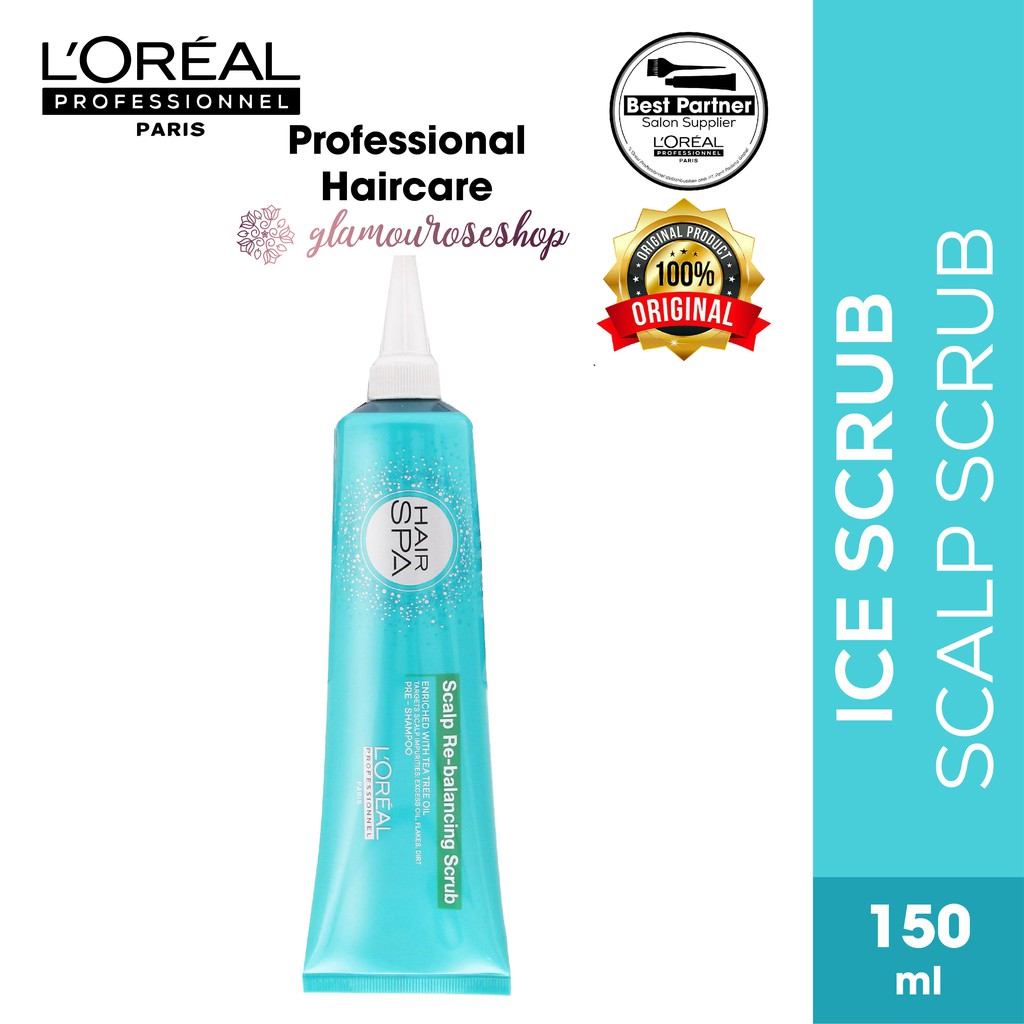 LOREAL HAIR SPA / L'oreal Professionnel ICE SCRUB - SCALP RE-BALANCING ...