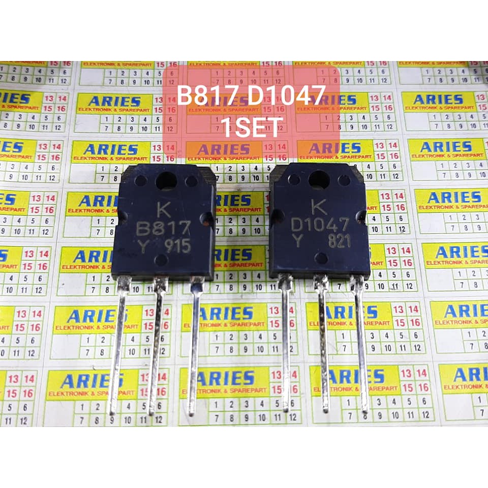 TRANSISTOR B817 D1047 original biasa dipakai Transistor power audio ...