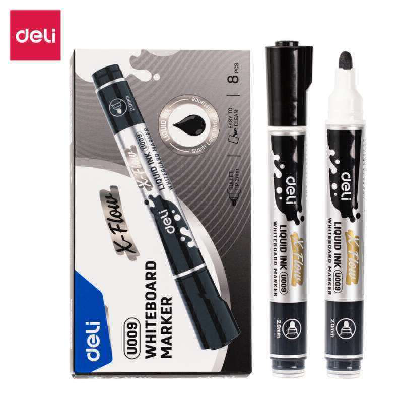 Spidol Deli Whiteboard X-Flow Hitam - EU009-BK | Lazada Indonesia