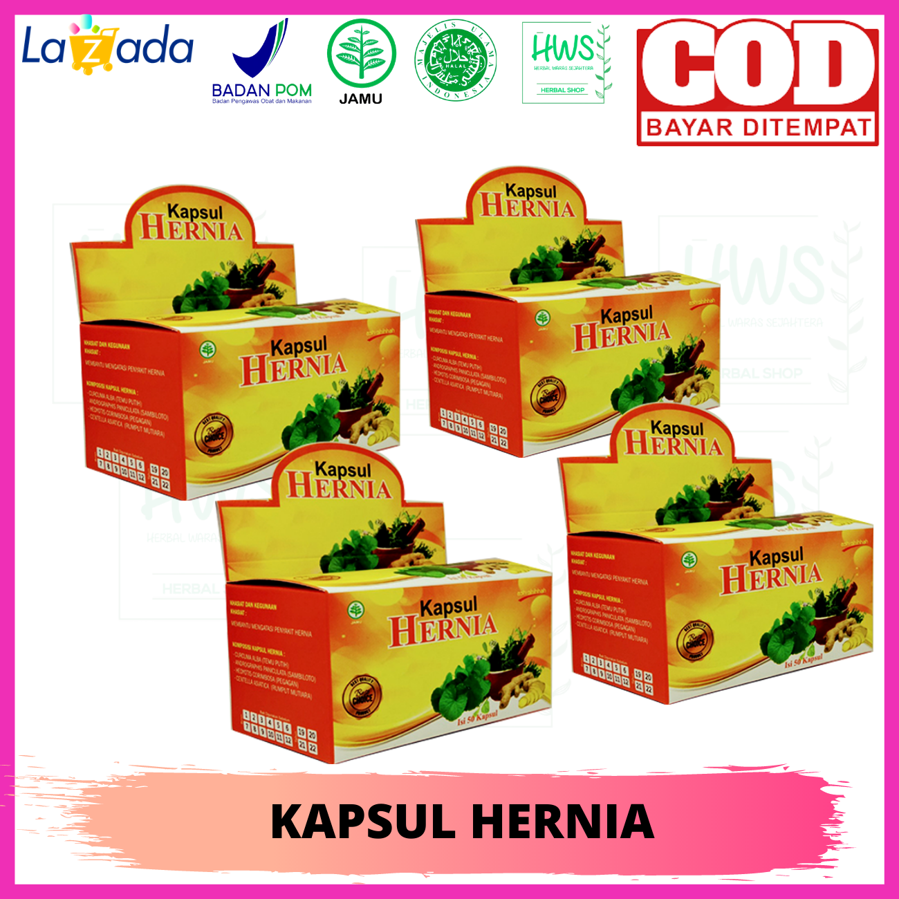 [ PAKET 4 PCS ]POS K - Obat Hernia Ampuh, Turun Berok, Hernia ...
