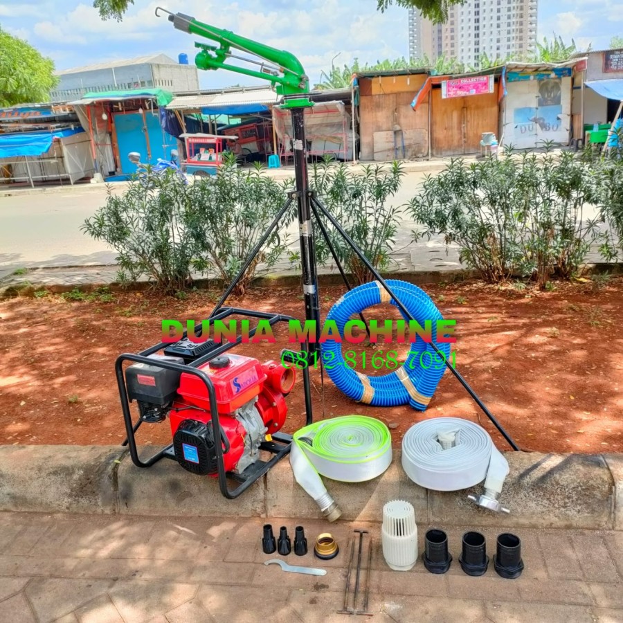 paket sprinkler DELUNG komplit pompa pemadam 13HP 3 inch HIGH PREASURE ...