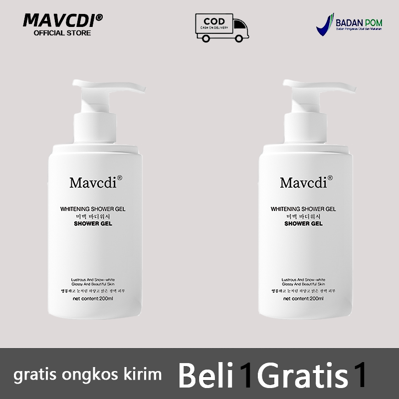 MAVCDI Shower Gel Niacinamide Whitening Shower Gel Sabun Cair Bergizi ...