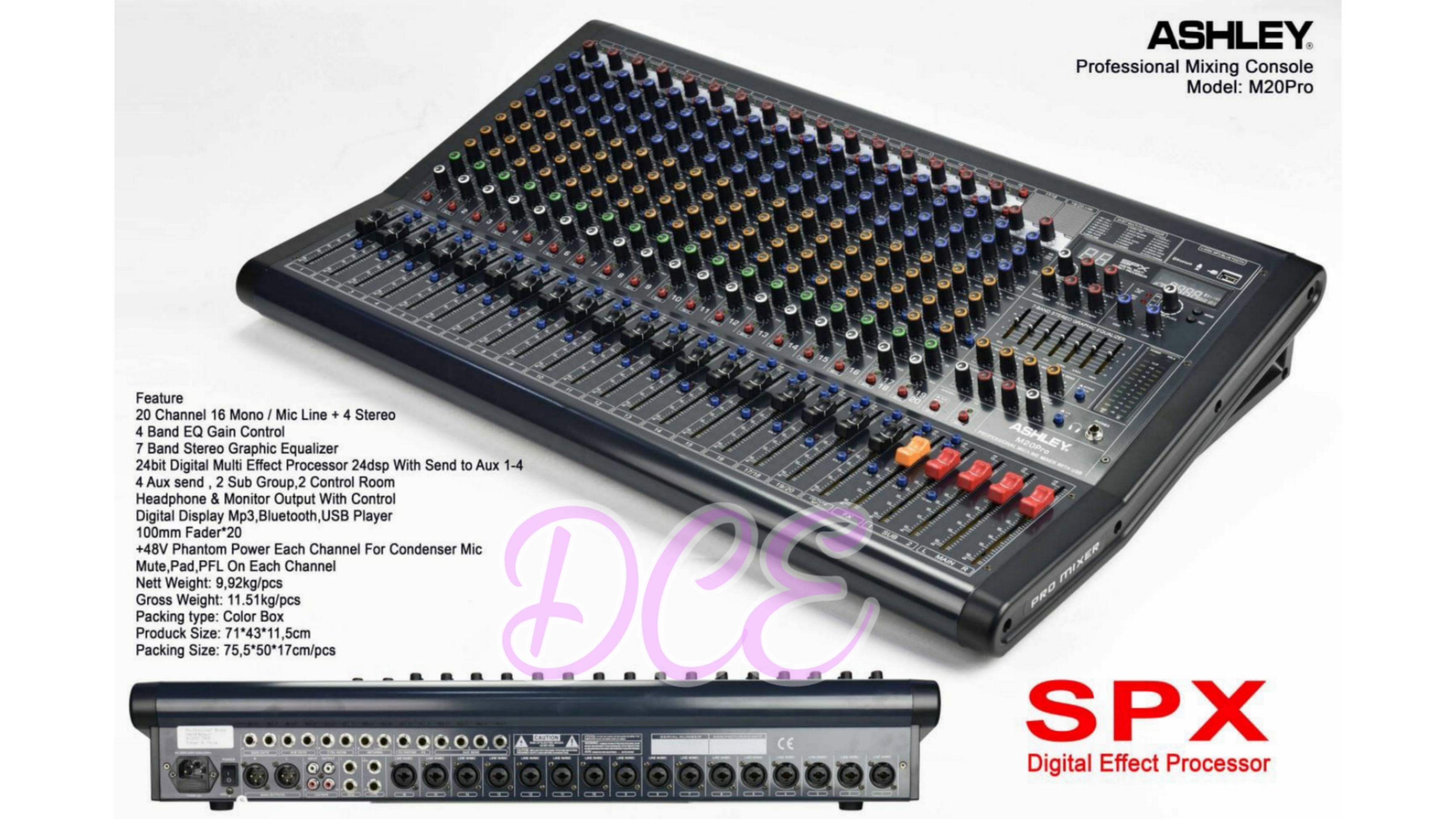 Mixer Audio ASHLEY M20PRO M20 PRO M 20 PRO 20channel Original | Lazada ...