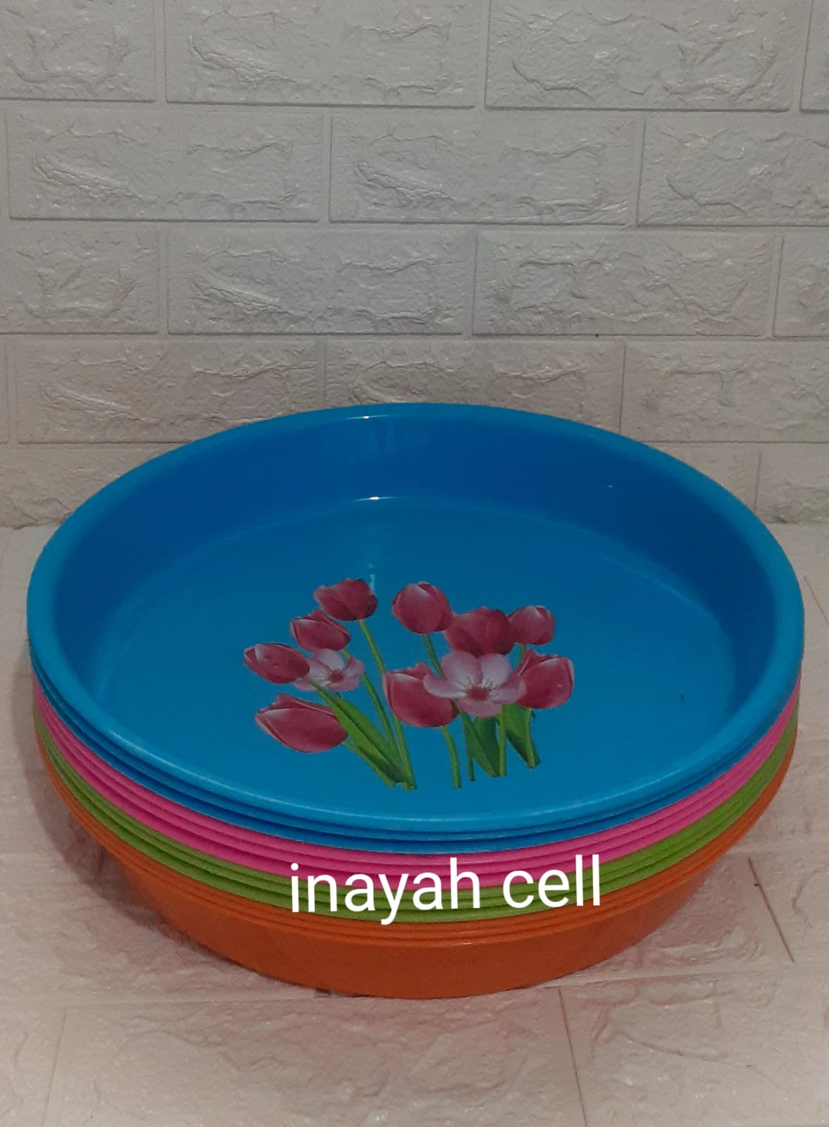 NAMPAN BULAT PLASTIK 1 LUSIN/38CM | Lazada Indonesia