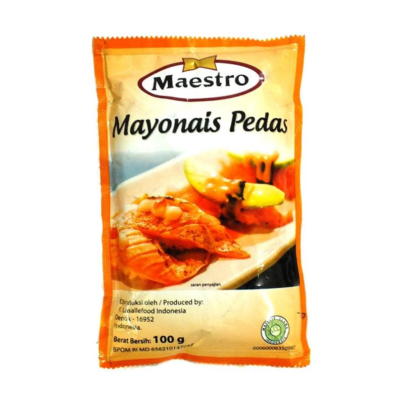 Mayones Mayonaise Pedas Maestro Sachet 100g | Lazada Indonesia