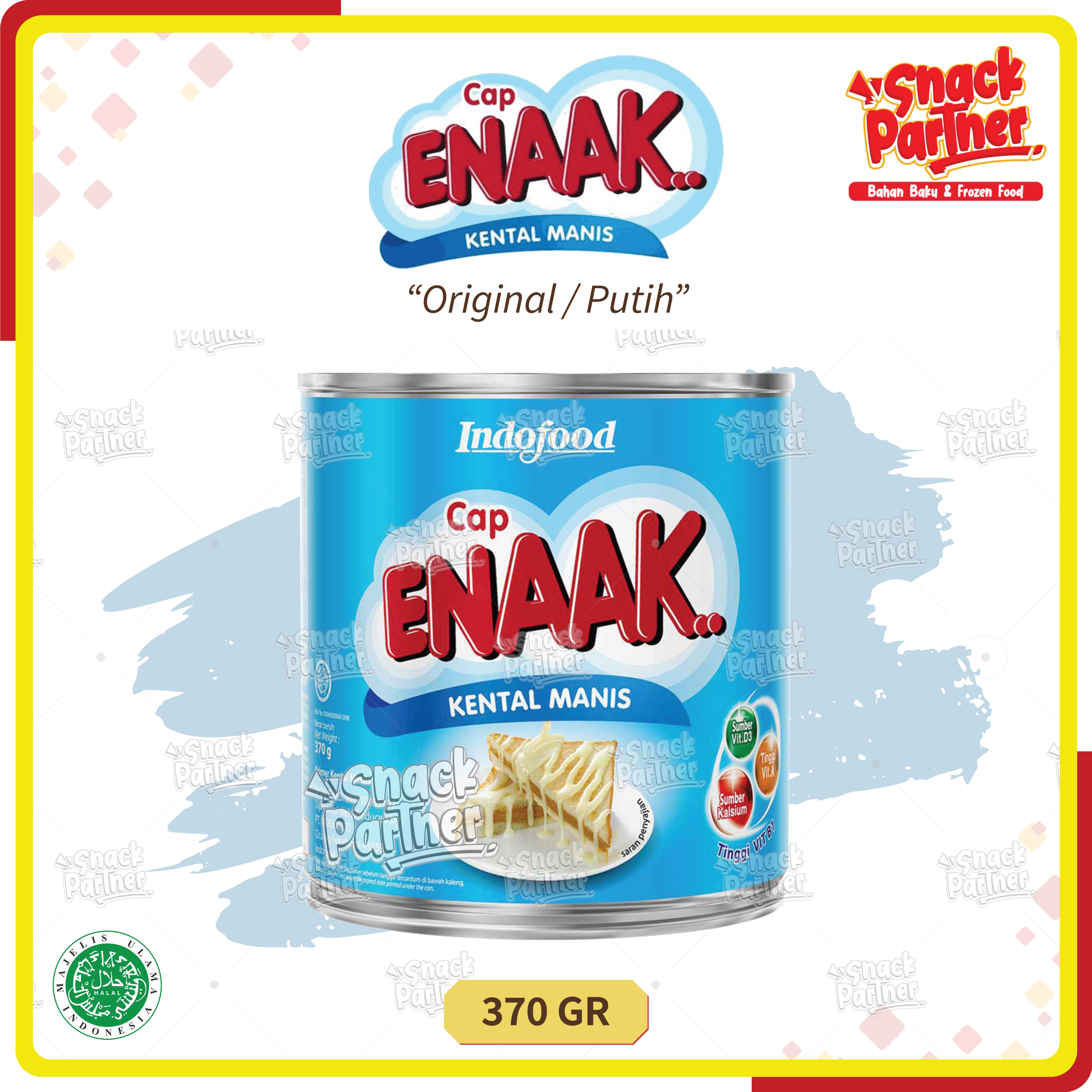 CAP ENAAK 370 GR by Indofood - Susu Kental Manis SKM Kaleng - Milk ...