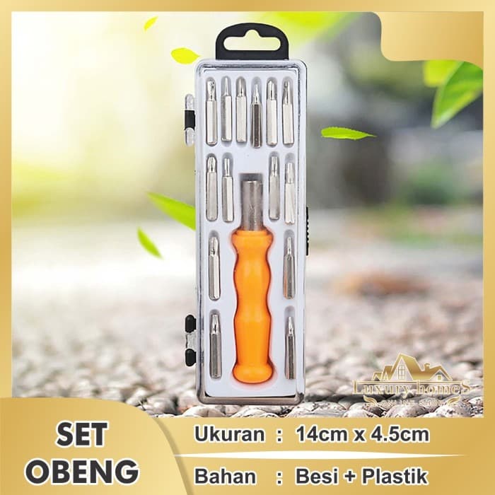 Obeng Set 16in1 - Obeng Mini Tool/Student Tool Kit 16in1 Termurah ...