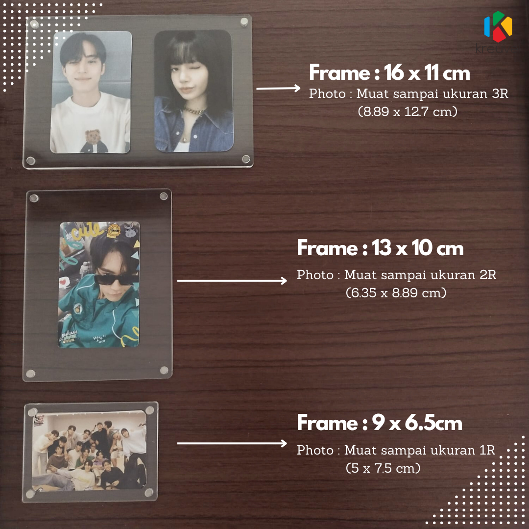 Frame Photocard Magnet Akrilik / Display Foto Akrilik | Lazada Indonesia