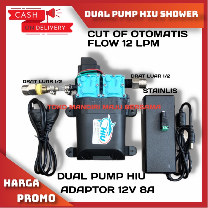 PAKET POMPA DORONG PENGUAT WASTAFEL / SHOWER / WATER HEATER / DUAL PUMP ...