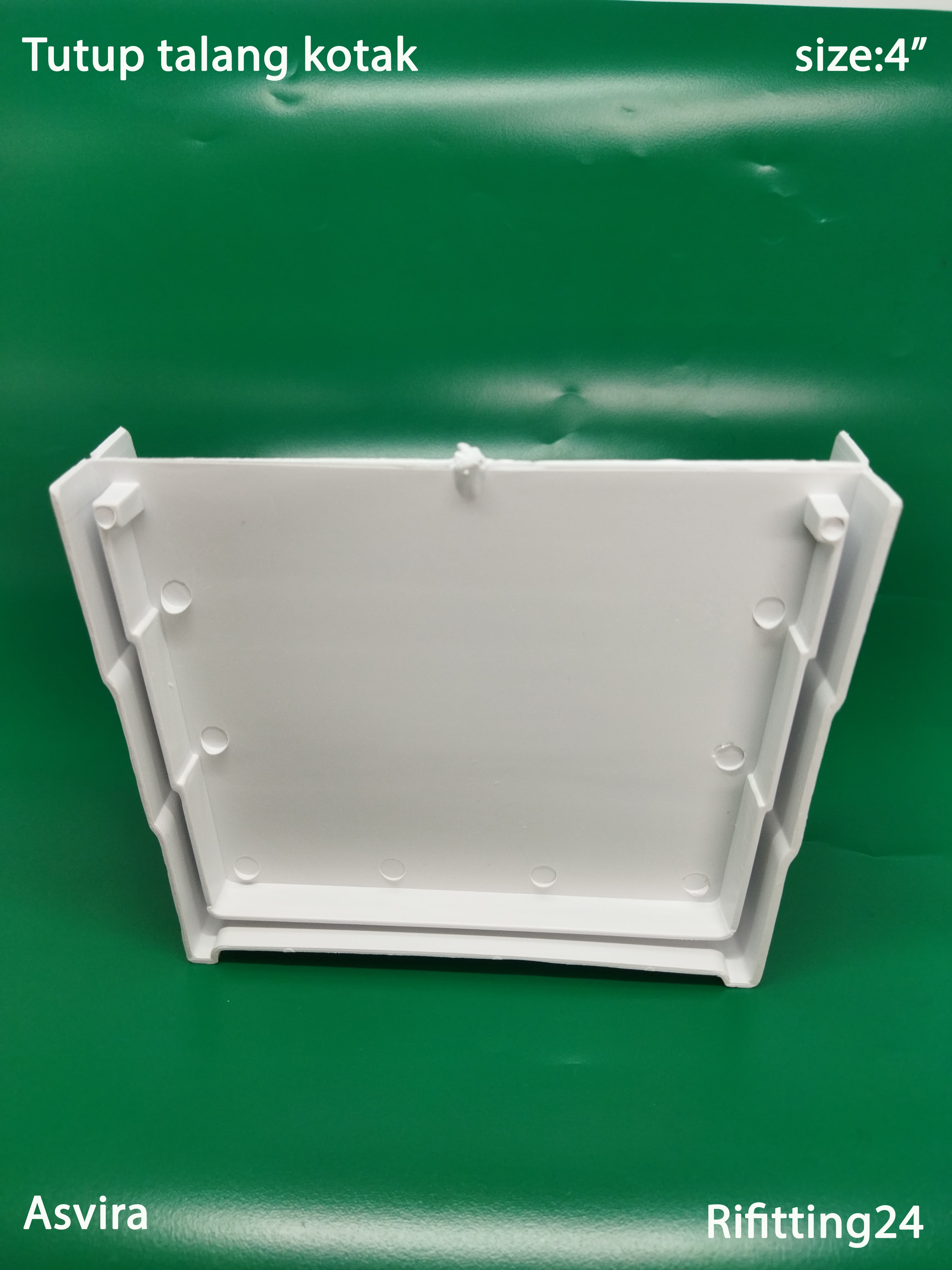 TUTUP TALANG PUTIH/TUTUP TALANG KOTAK 4"/DOP TALANG | Lazada Indonesia