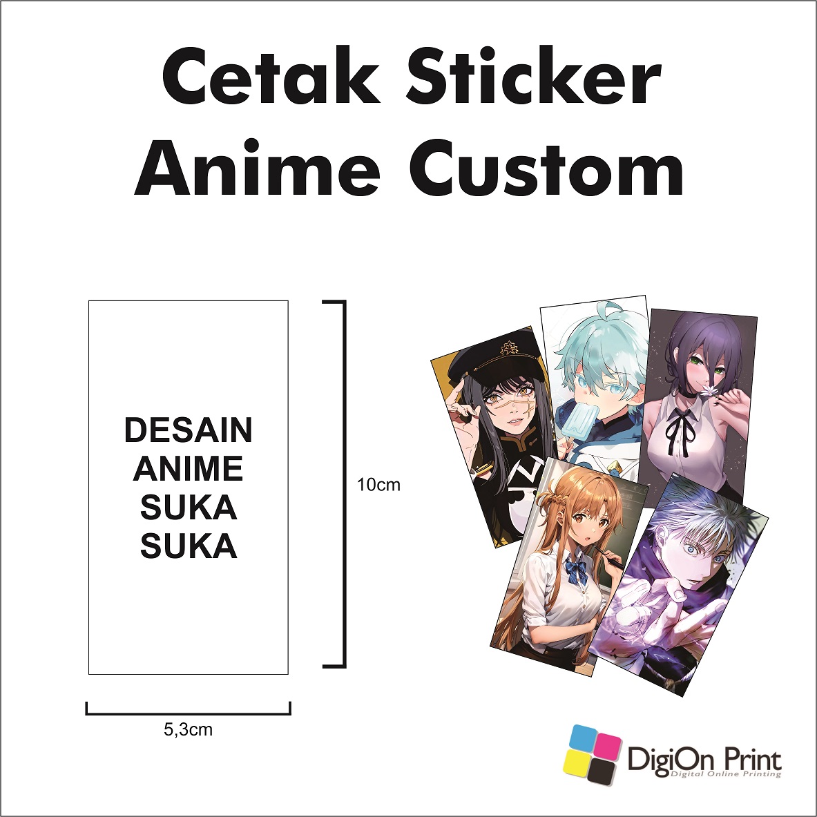 sticker anime japan kotak custom suka suka para otaku wibu murah meriah ...