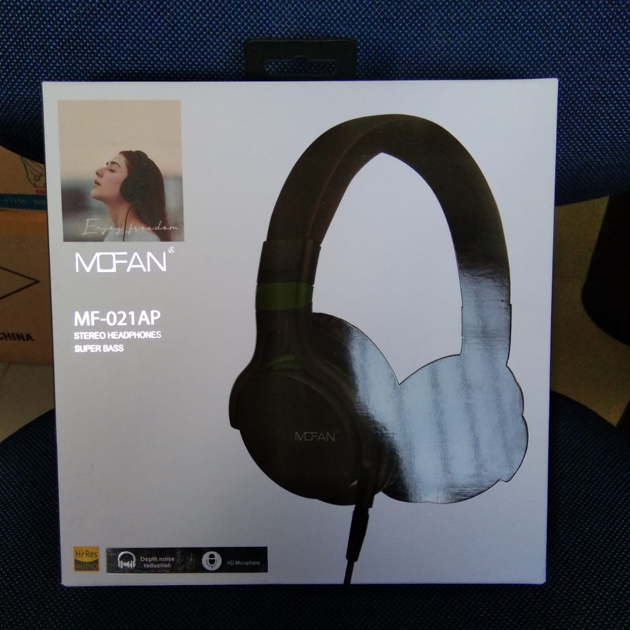 SUPERBASS MOFAN MF-021AP Headphone Headset Gaming Kerja Earphone Bass Mic non TWS Bluetooth ...