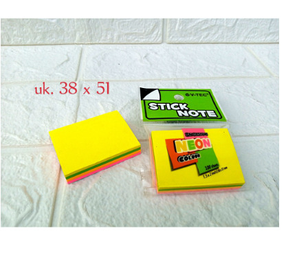 POST IT Stick note Kecil V-tec Ukuran 51X38 | Lazada Indonesia