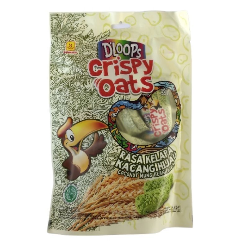 Dloops Crispy Oats Aneka Rasa 100gr / Snack Gandum Krispi Sereal ...