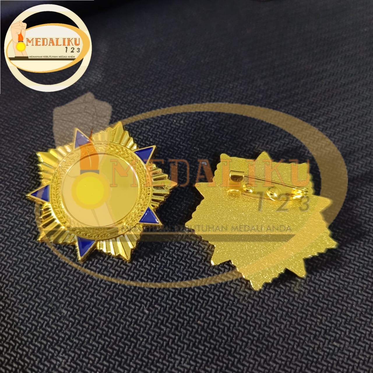 PIN PENITI KOSONGAN Pin Bintang 5 Biru Pin Organisasi | Lazada Indonesia