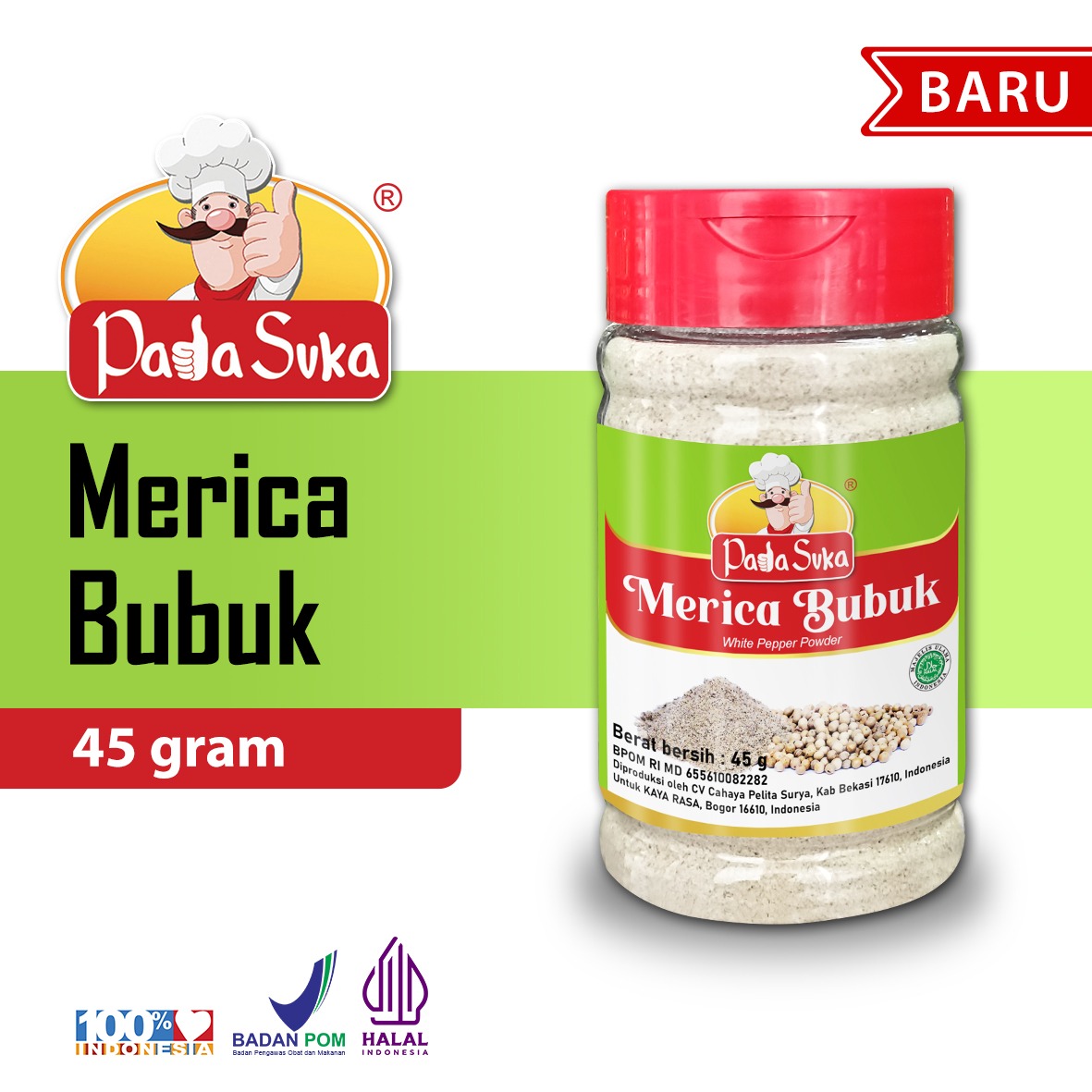 Padasuka Merica Botol 45gr | Lazada Indonesia