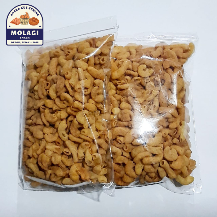 Makaroni Original Gurih RG / Makaroni Empuk Renyah 250 Gram - Molagi ...