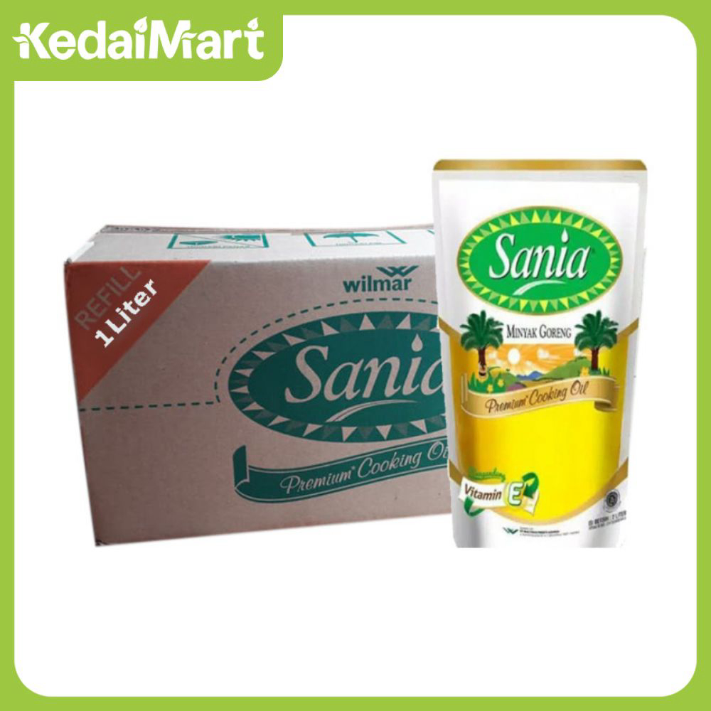 Minyak Goreng Sania 1 L Dus Isi 12 | Lazada Indonesia