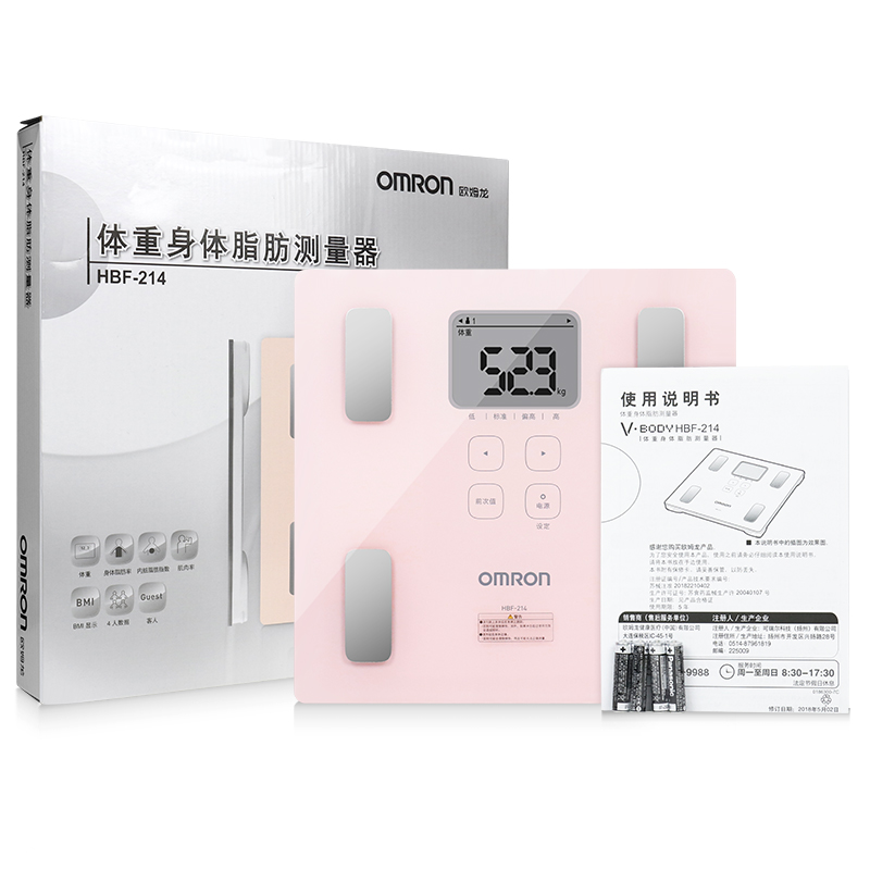 Omron Body Fat Meter HBF-214 Body Fat Meter Multifunctional weighing ...