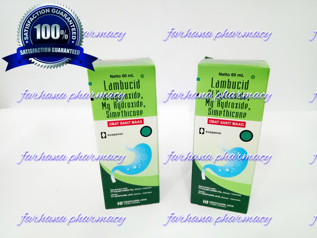 Lambucid sirup 60ml / untuk sakit maag atau perut kembung | Lazada ...