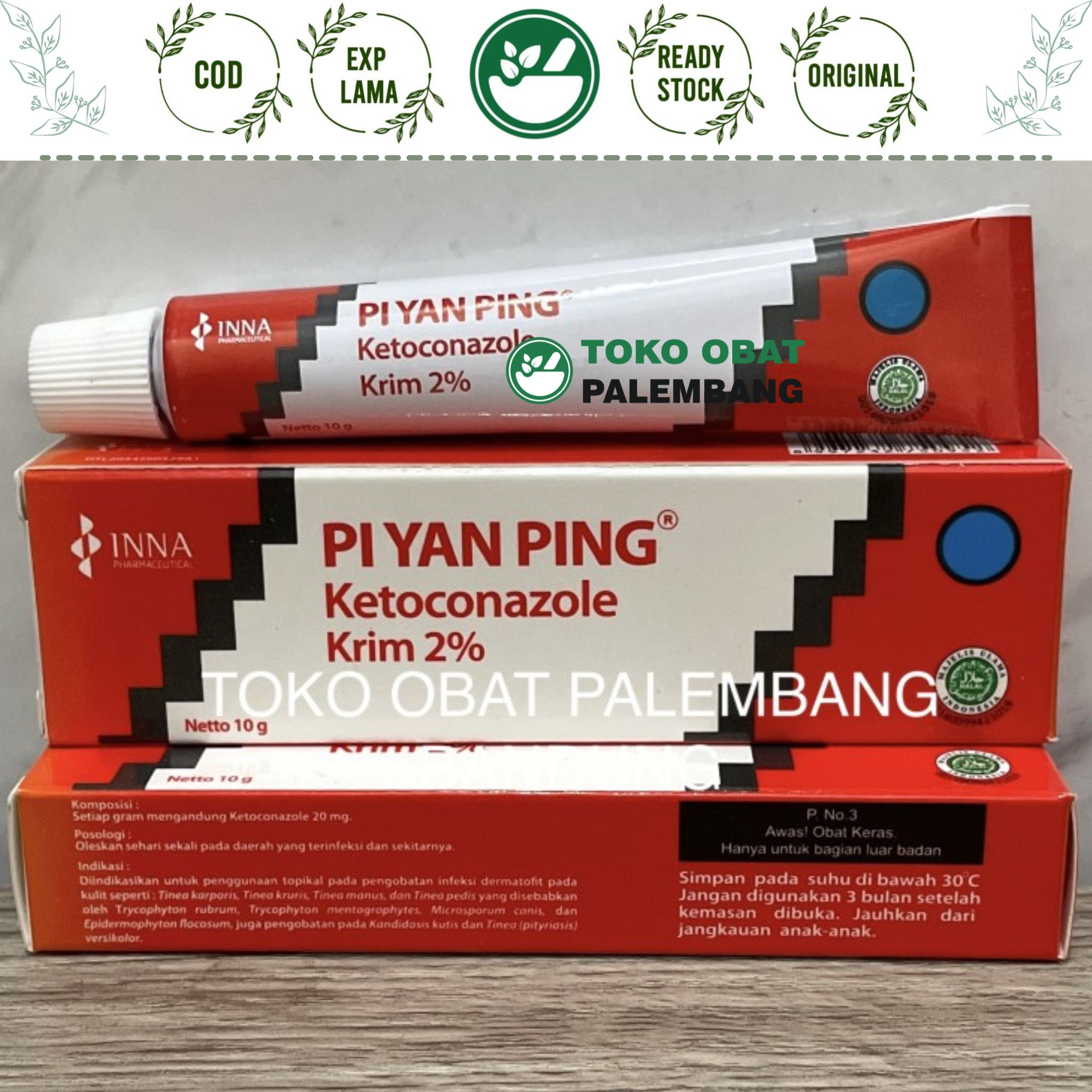 SALEP PI YAN PING SALEP 999 10GR RESMI KETOCONAZOLE 2% SALEP GATEL ... SALEP PI YAN PING SALEP 999 10GR RESMI KETOCONAZOLE 2% SALEP GATEL ...