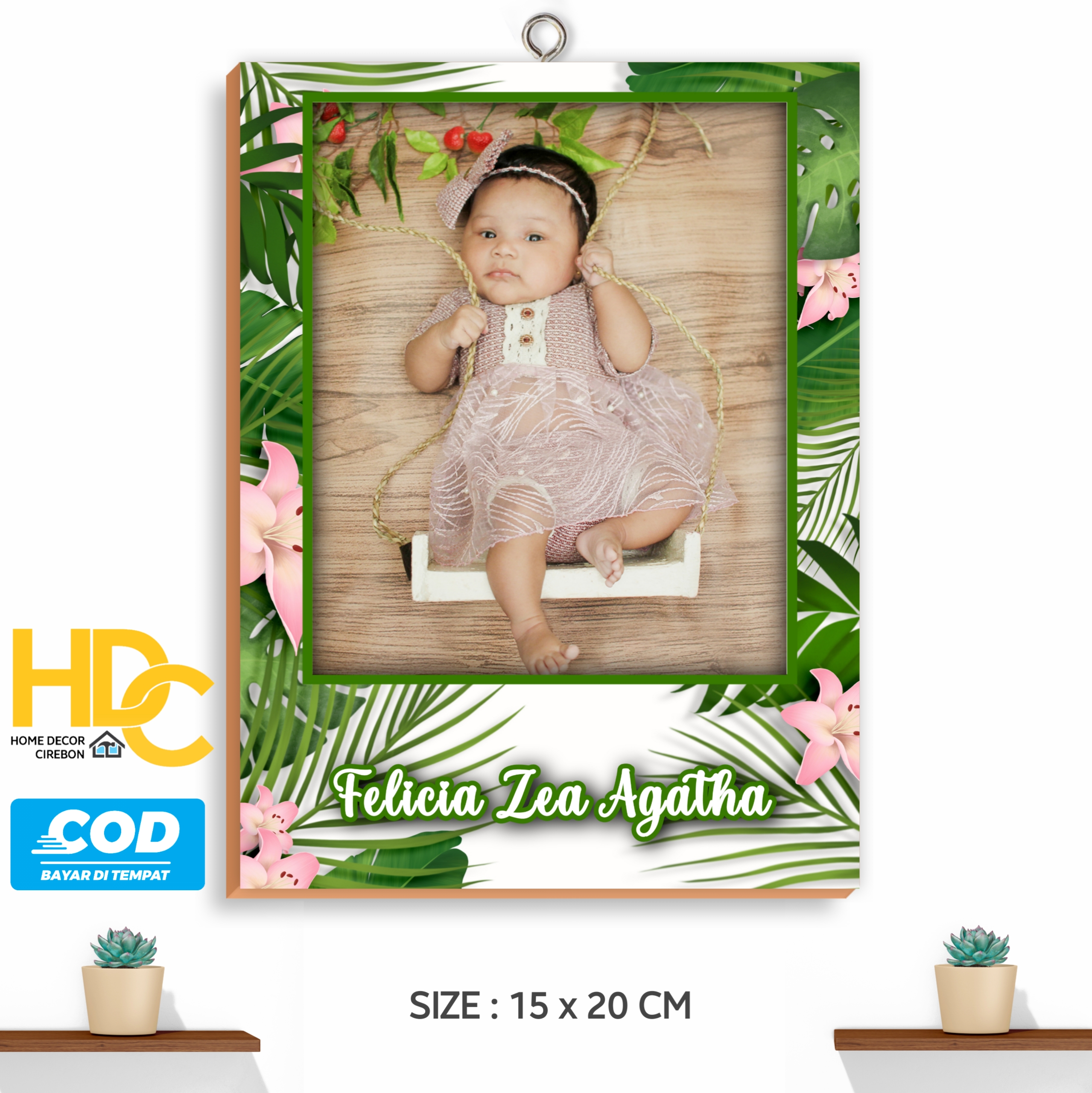 Bingkai Foto Cetak Foto 6 R Poster Dinding Foto Bingkai Jumbo Hiasan