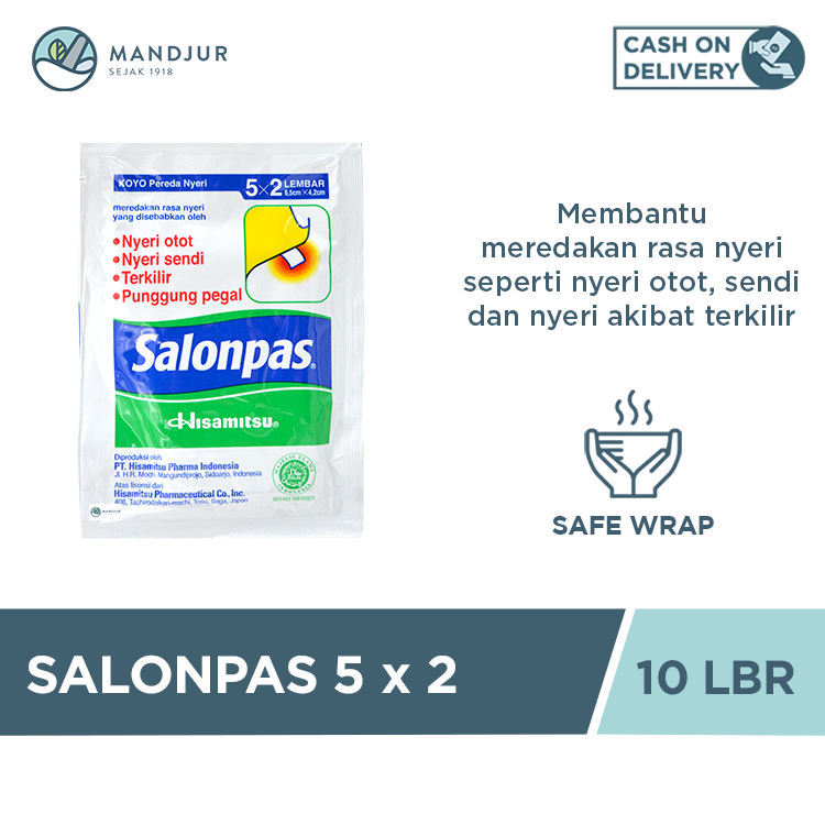 Salonpas Koyo Isi 5 x 2 Lembar - Koyo Pereda Nyeri Otot dan Sendi ...
