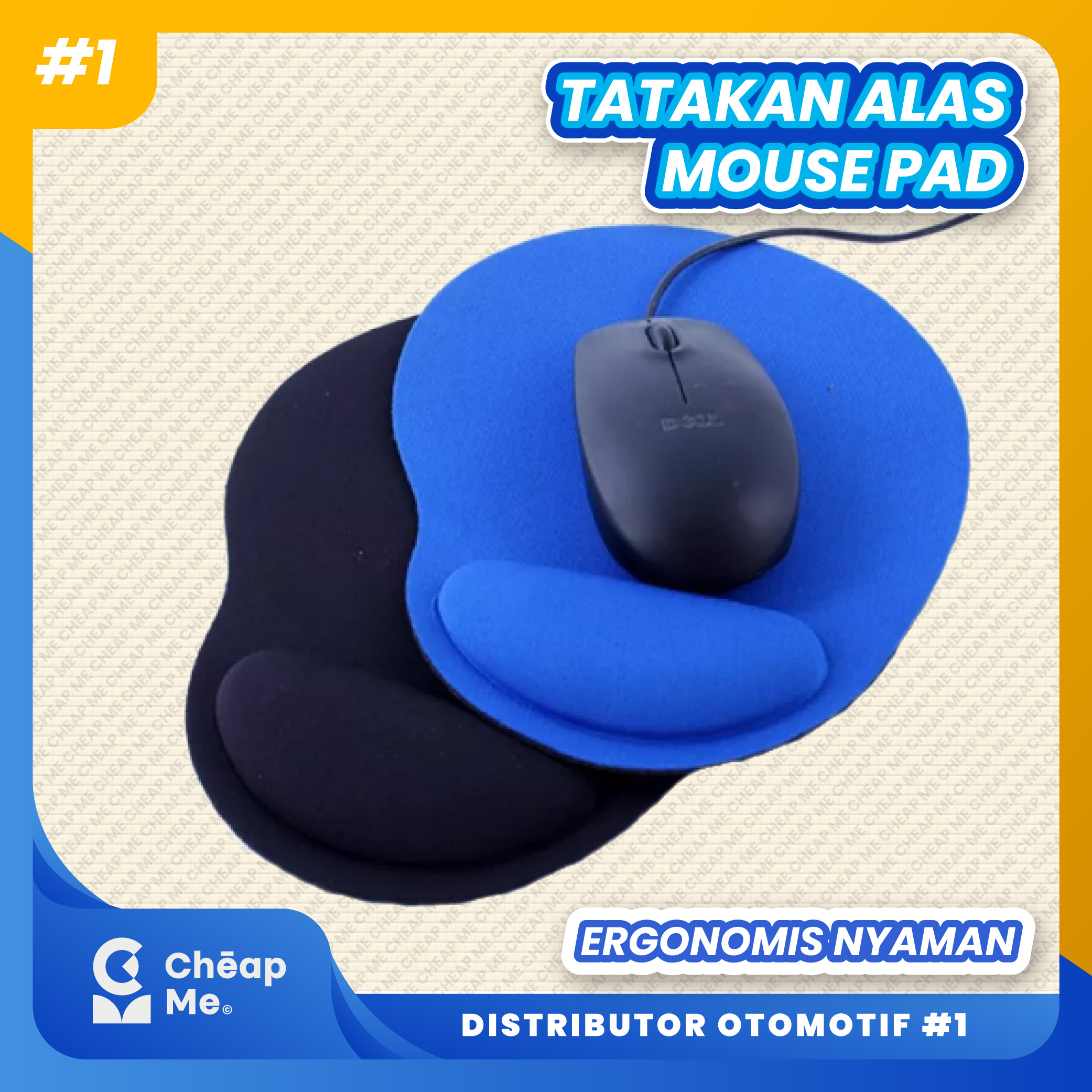 Mousepad Mouse Pad Murah Tatakan Mouse / Tatakan Mouse Model Bantalan ...