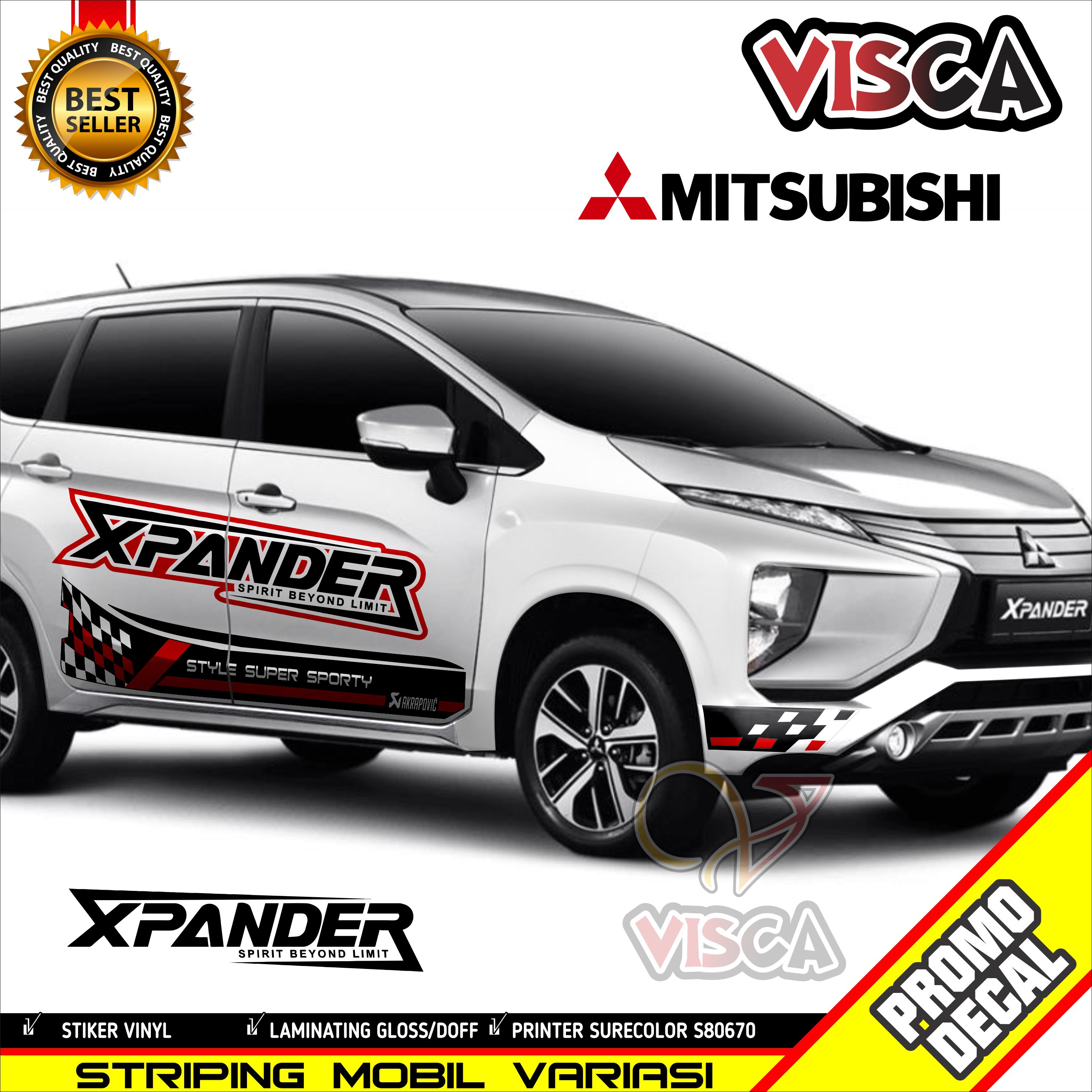 Stiker Xpander - Stiker Keren Buat Mobil - Stiker Mobil Keren - Stiker ...