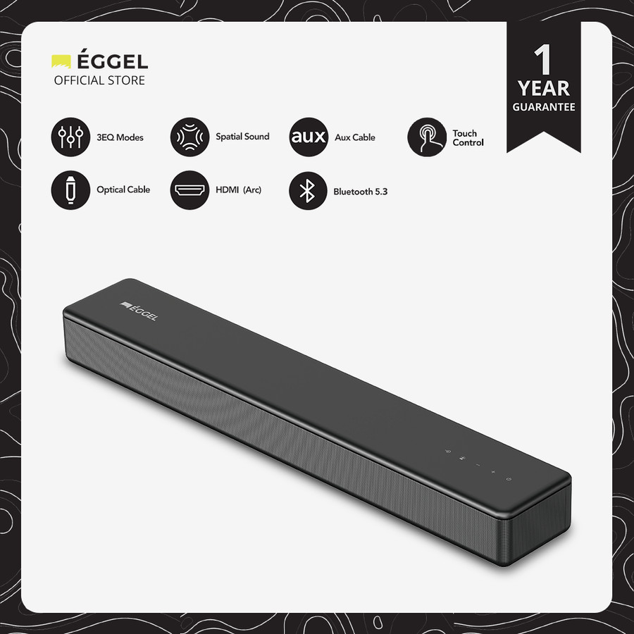 Eggel Stage SoundBar / Sound Bar with Built-In Woofer | Lazada Indonesia