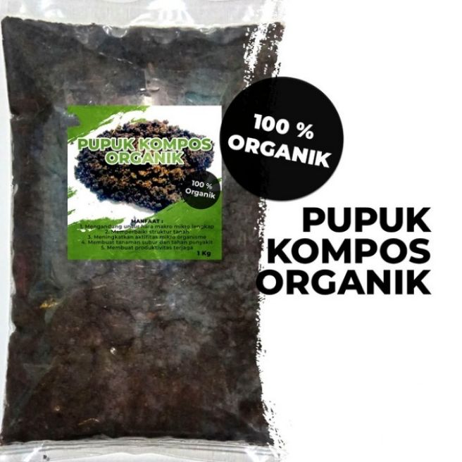 Pupuk Kompos Organik 1KG Kemasan Ulang | Lazada Indonesia