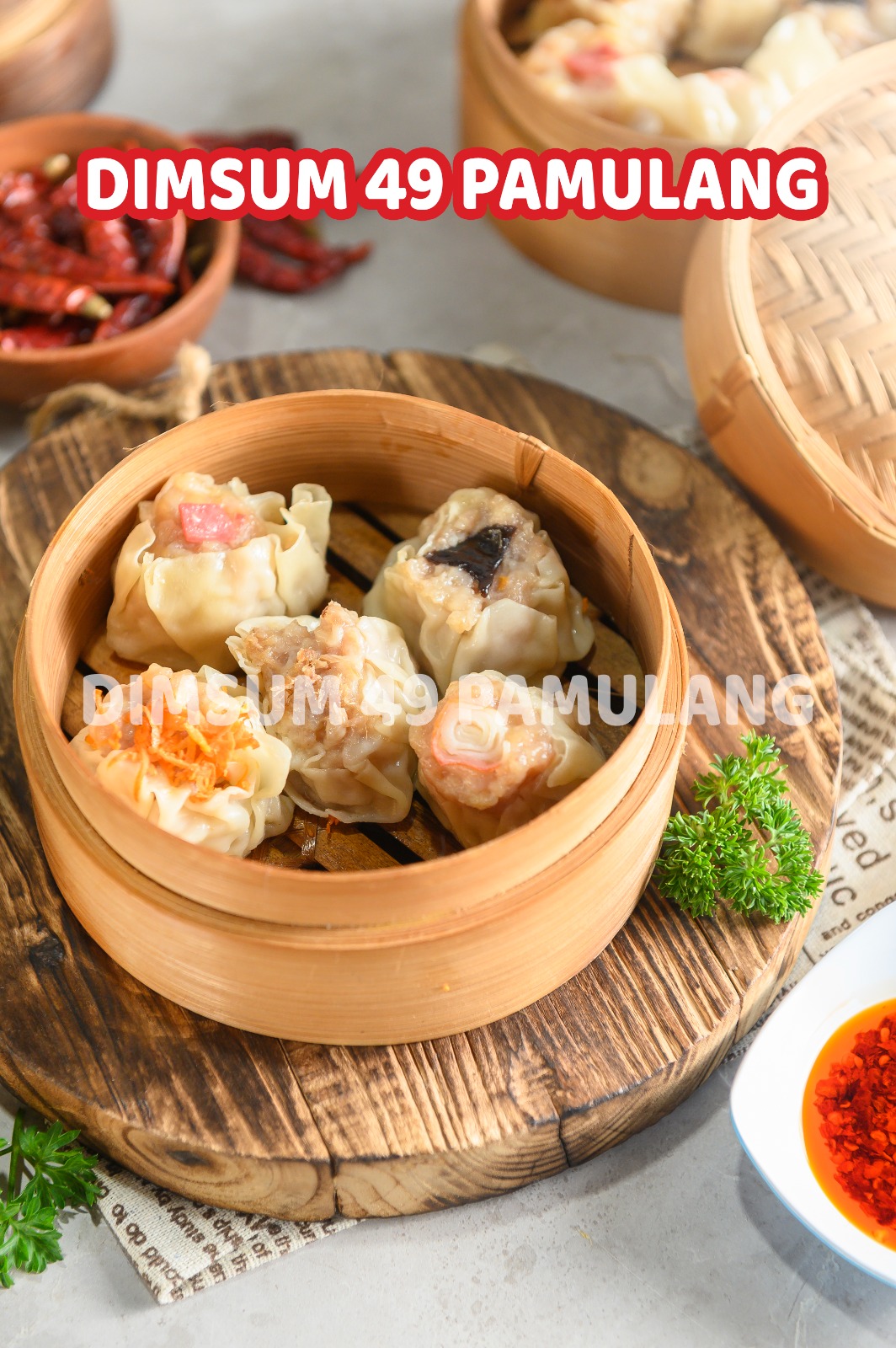 Dimsum Ayam Premium Frozen Food Halal isi 100 pcs Mix Dimsum 49 ...